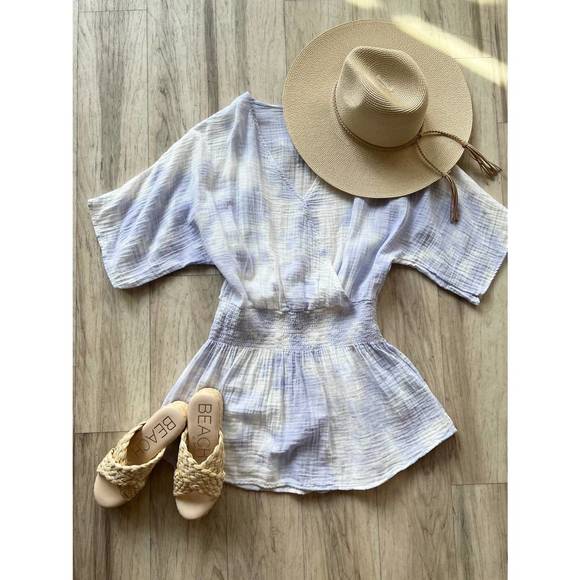 STARKX | Dresses | New Starkx Overlap Mini Dress In Lavender Tie Dye ...